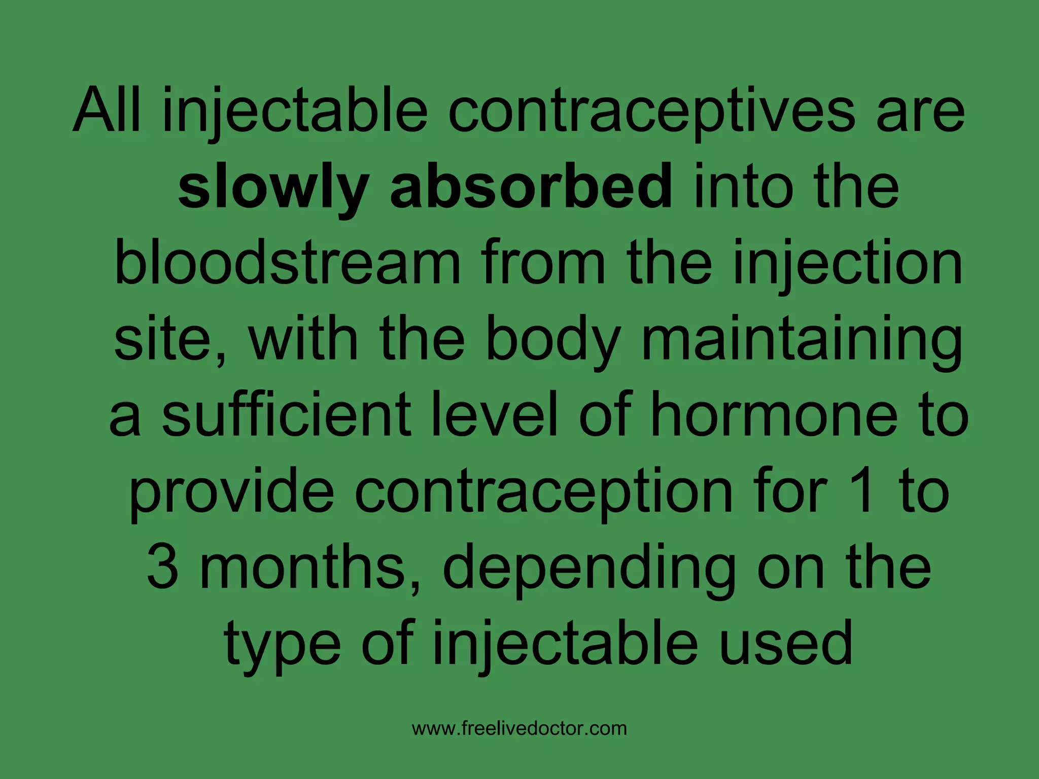 Injectable contraceptives | PPT