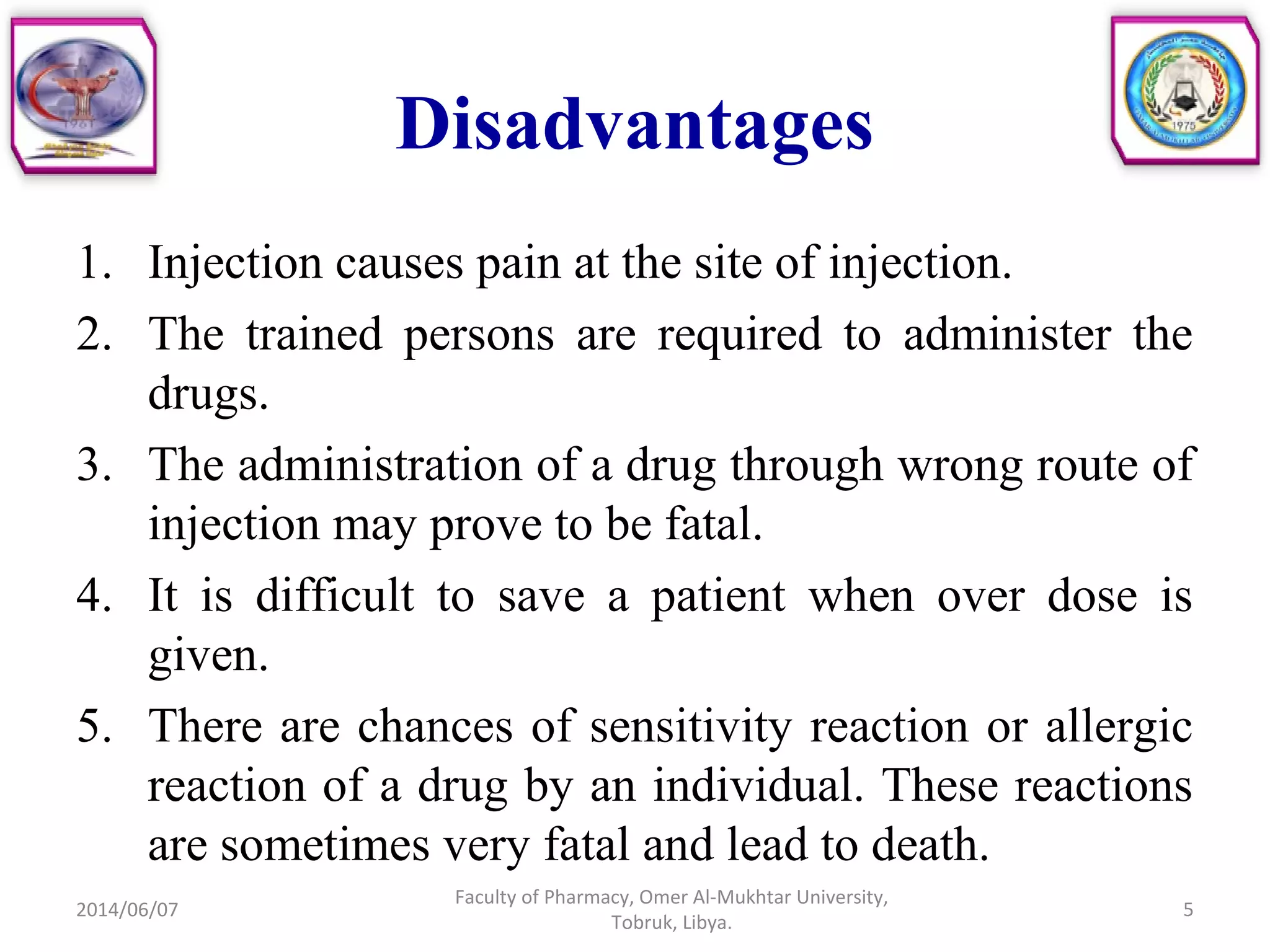 Injectable solutions | PPT