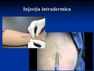 Tehnici de ingrijire:tipuri de injectii. | PPT