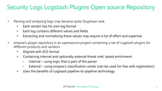 EmPOW: Integrating Attack Behavior Intelligence into Logstash Plugins | PPT
