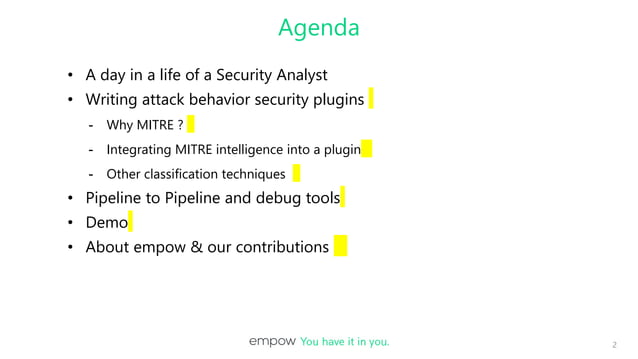 Empow Integrating Attack Behavior Intelligence Into Logstash Plugins Ppt