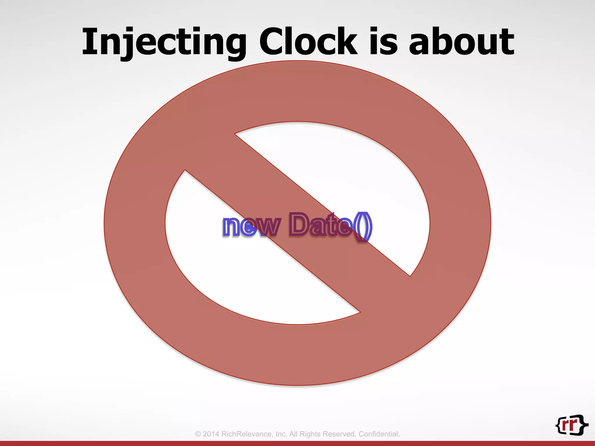 Injecting Clock in Java | PPT