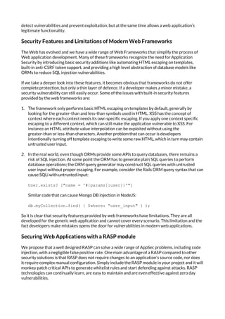 Injecting Security into Web apps at Runtime Whitepaper | PDF