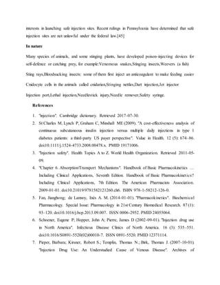 Injection | PDF