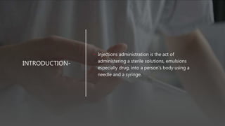 Injection administration (2) | PPTX | Skin and Dermatology | Diseases ...