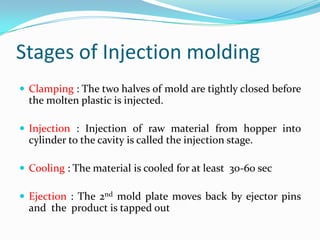 Injection, blow molding | PPTX
