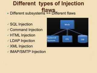 Injection flaws | PPTX