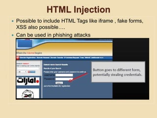 Injection flaws | PPTX