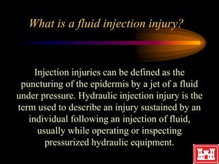 Injectioninjurytraining | PPSX