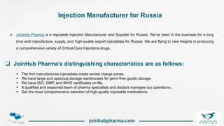 Injection Manufacturer for Russia.pptx