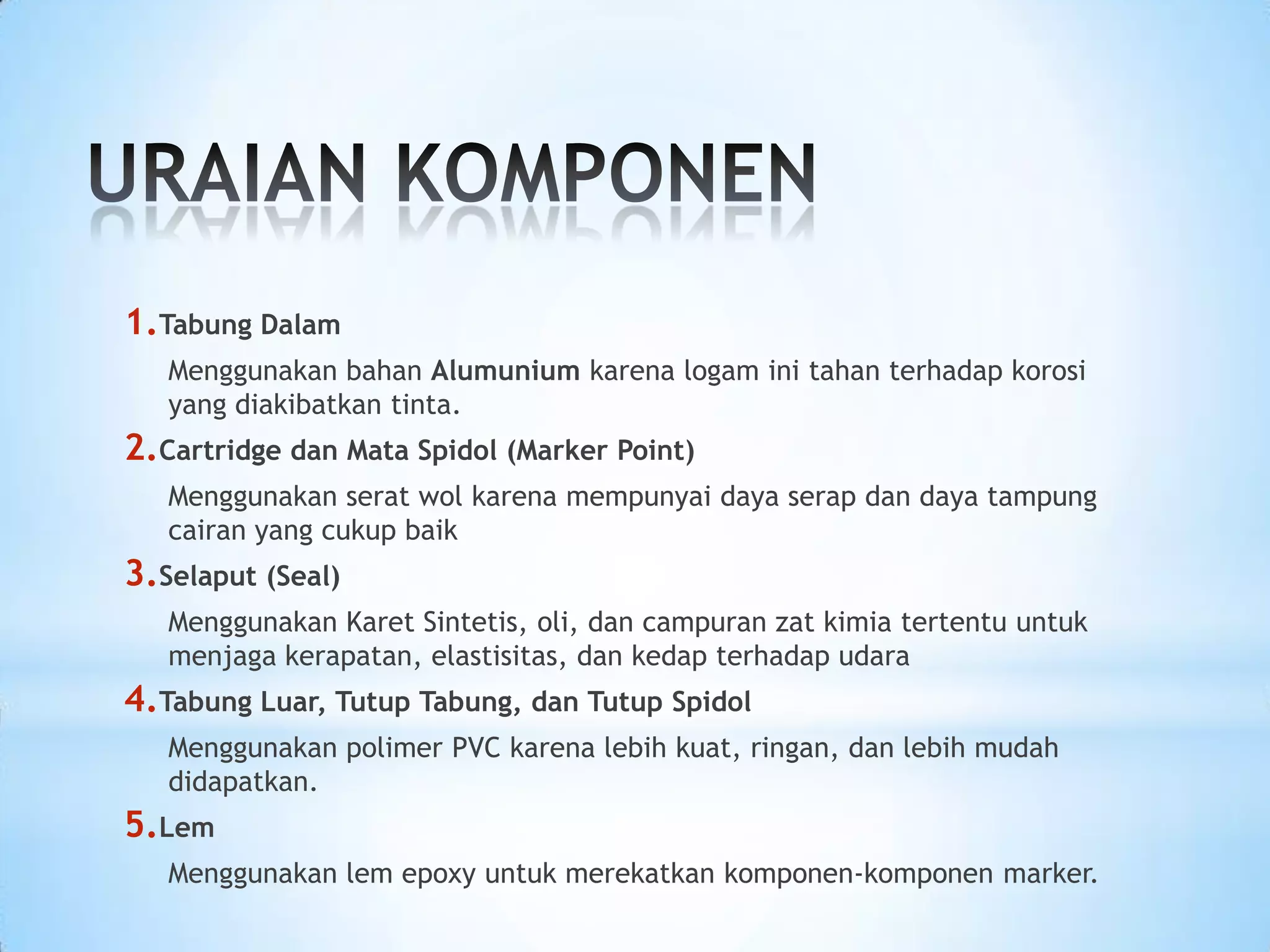 Injection Marker Ppt