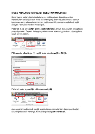 Injection mold design by zul fauzi | PDF
