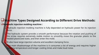 INJECTION MOLDING Machine And its process And its Types | PPT