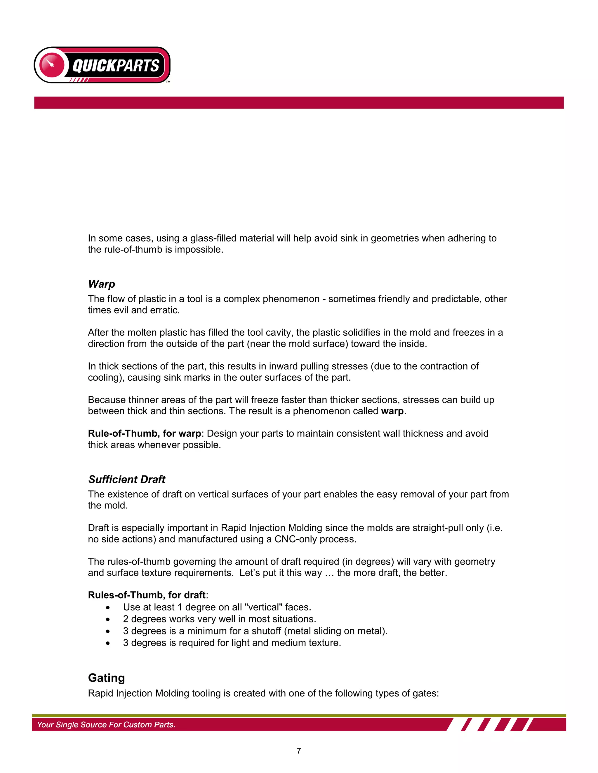 Injection Molding Design Guide | PDF