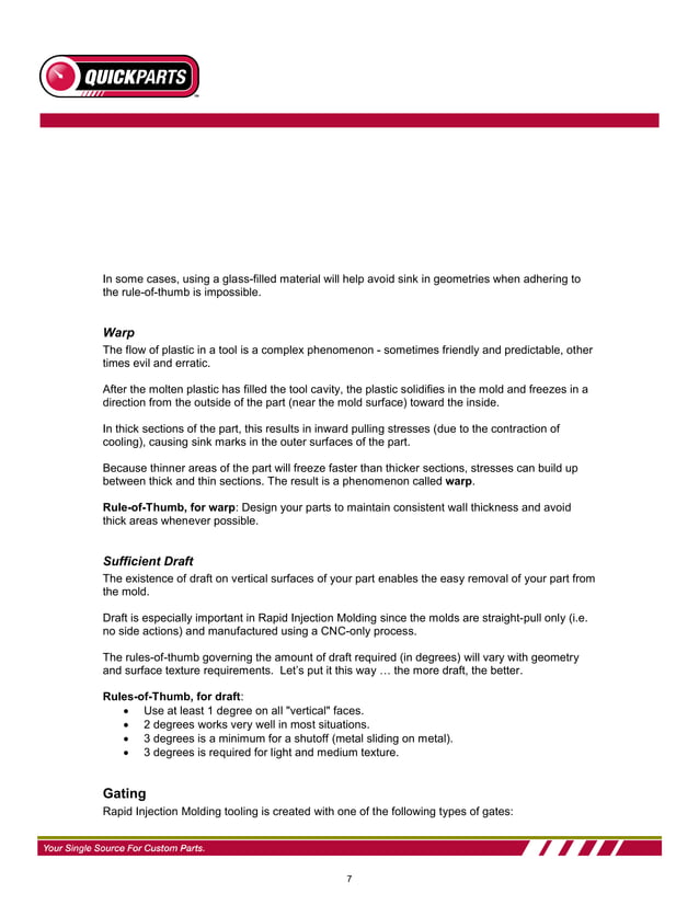 Injection Molding Design Guide | PDF
