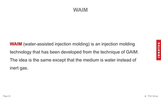 Injection molding GAIM vs. WAIM | PPSX