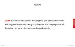 Injection molding GAIM vs. WAIM | PPSX