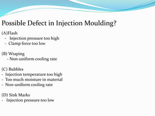 Injection moulding | PPTX