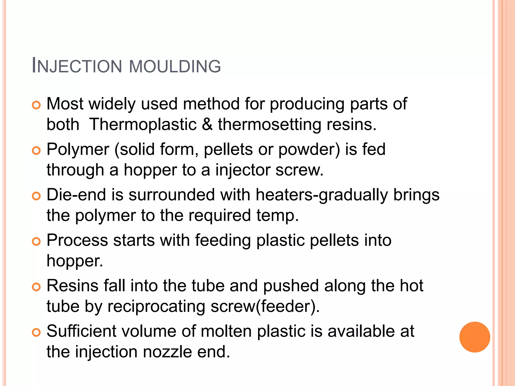 Injection moulding | PPTX
