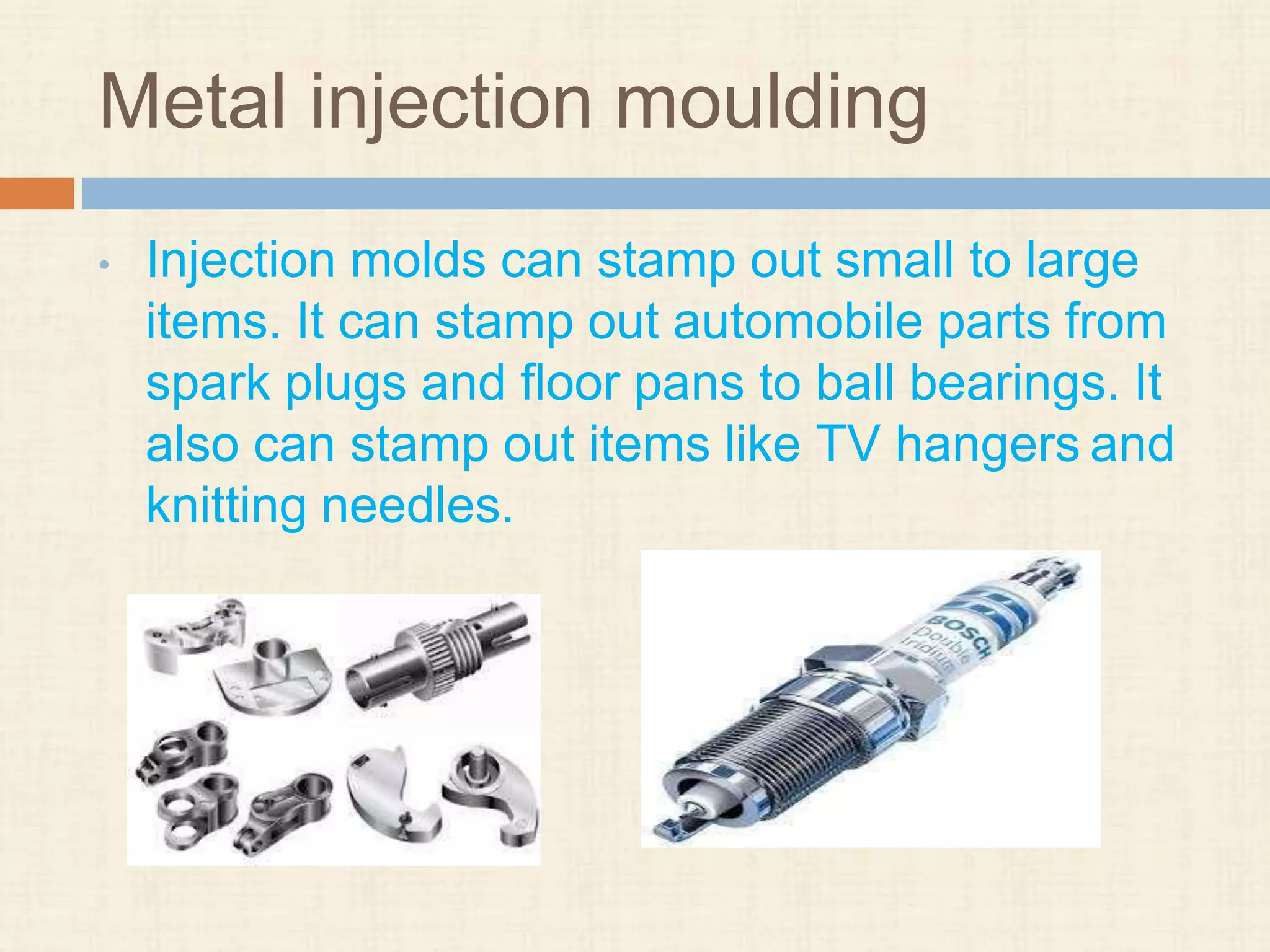 Injection moulding | PPTX