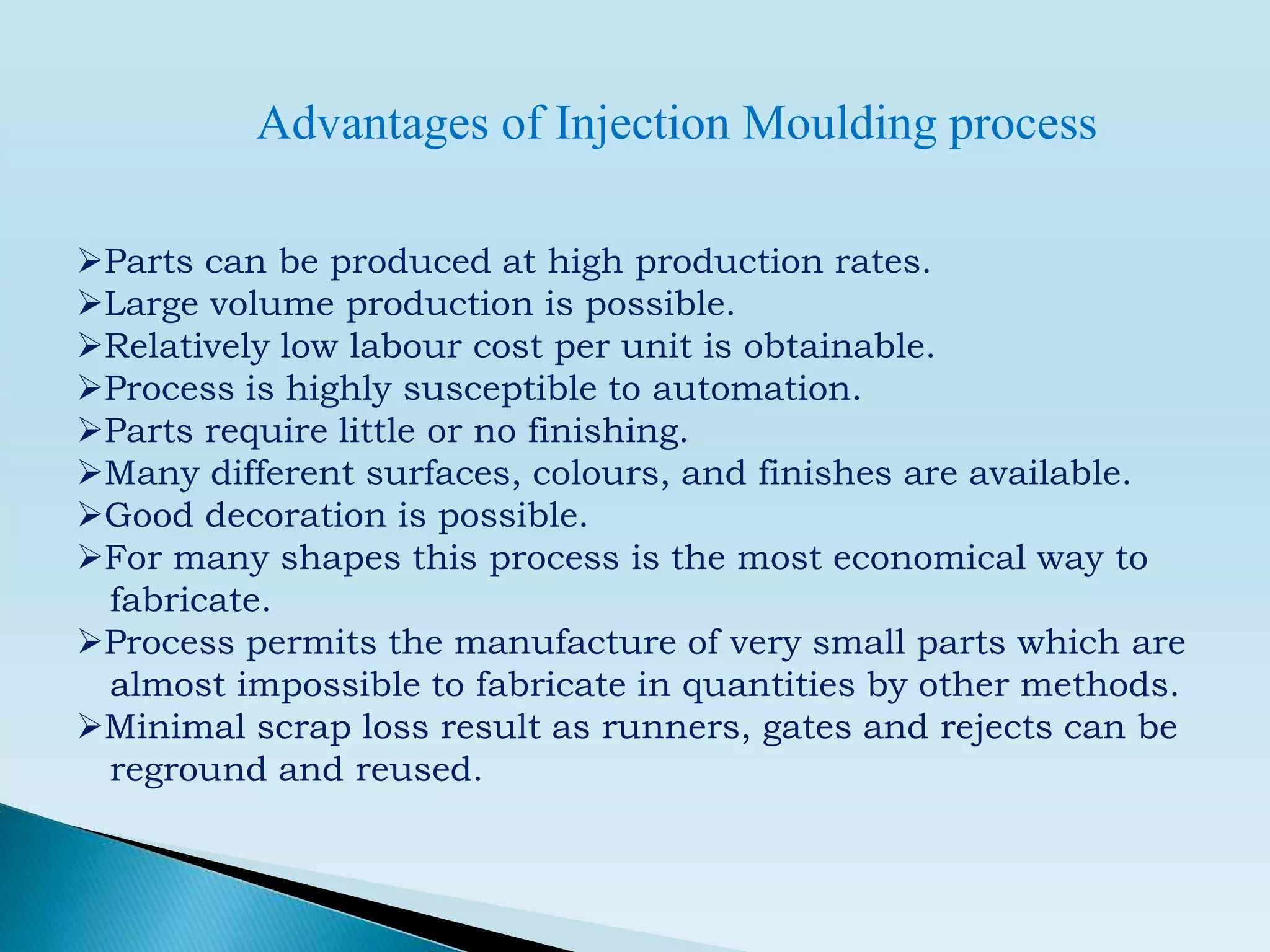 Injection moulding ppt | PPTX