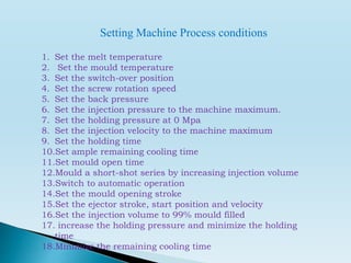 Injection moulding ppt | PPTX