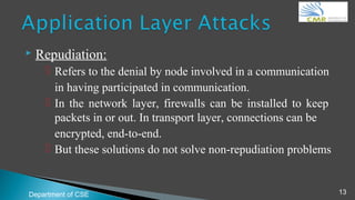 Injectionofattacksinmanets | PPT