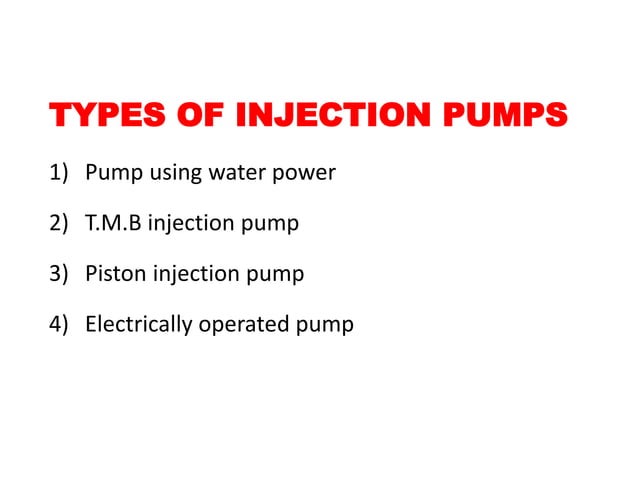 Injection Pump (fertigation method) | PPTX | Agriculture | Industries