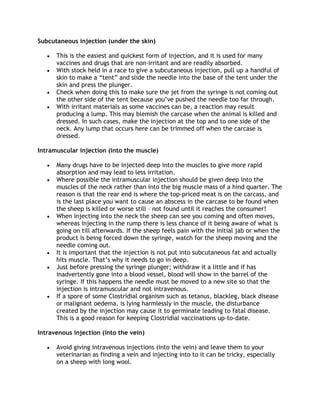 Giving injections | PDF