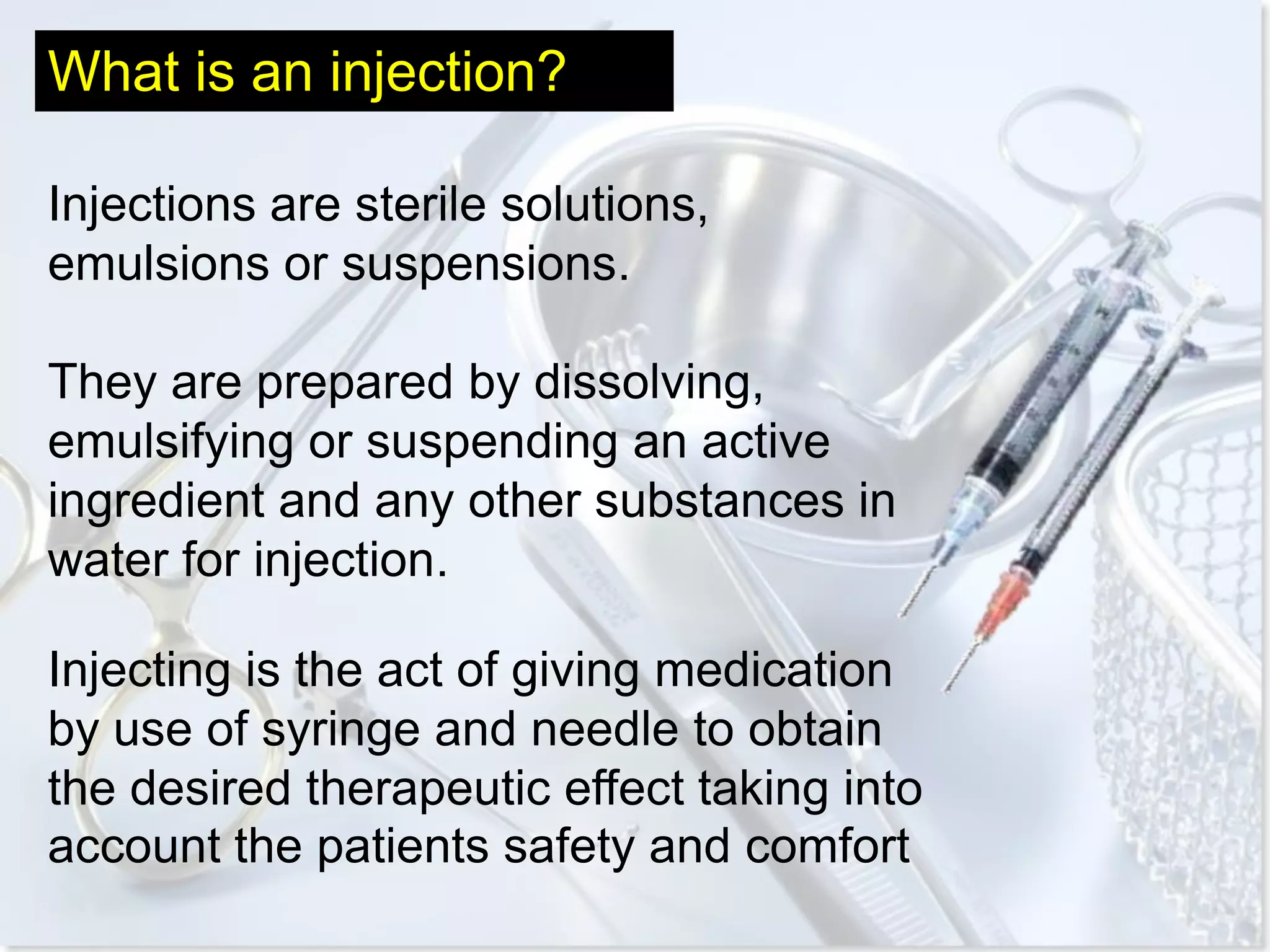 Injections | PPTX