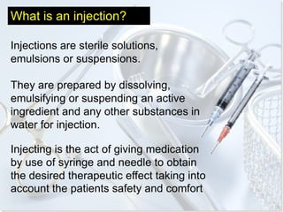 Injections | PPTX