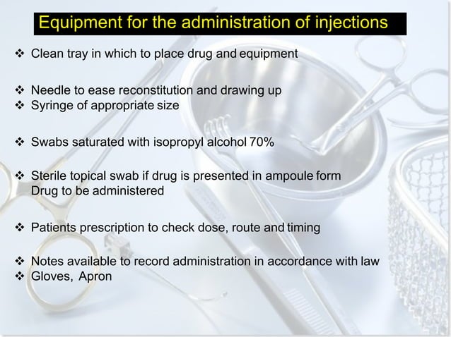 Injections | PPTX | First Aid | Injuries