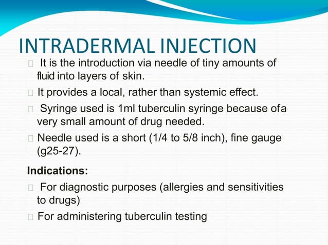 Injections | PPTX | First Aid | Injuries