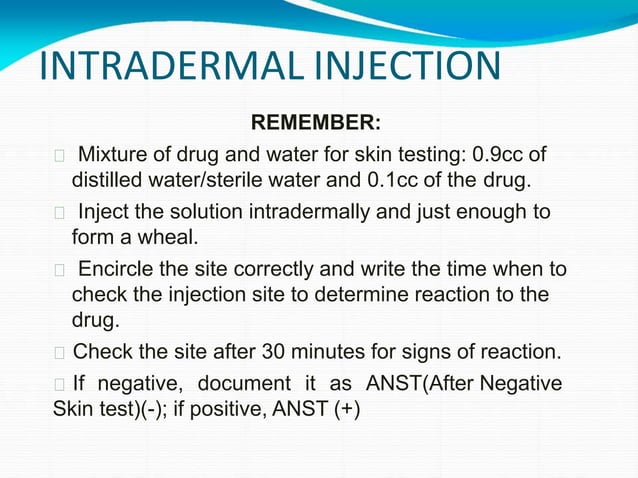 Injections | PPTX | First Aid | Injuries