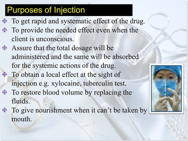 Injections | PPTX | First Aid | Injuries