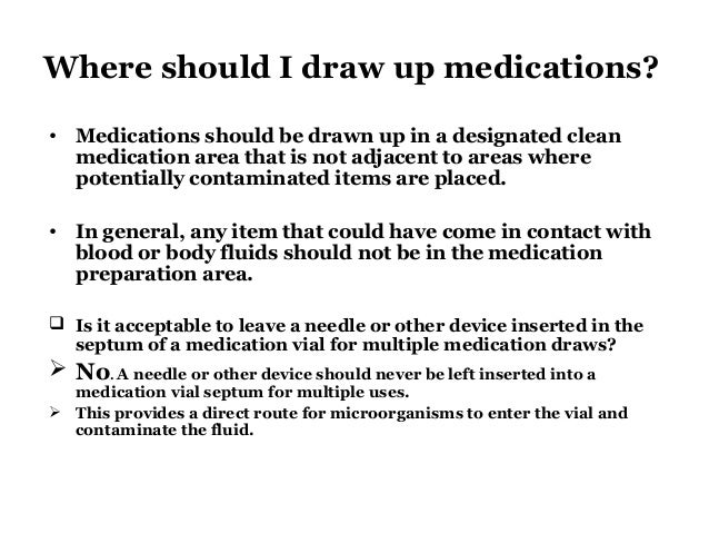 Cdc Injection Safety Checklist