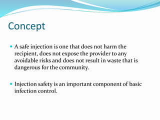 Injection safety | PPTX