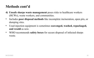 Injection_Safety_Presentation by Yakubu SALIHU | PPTX