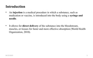 Injection_Safety_Presentation by Yakubu SALIHU | PPTX