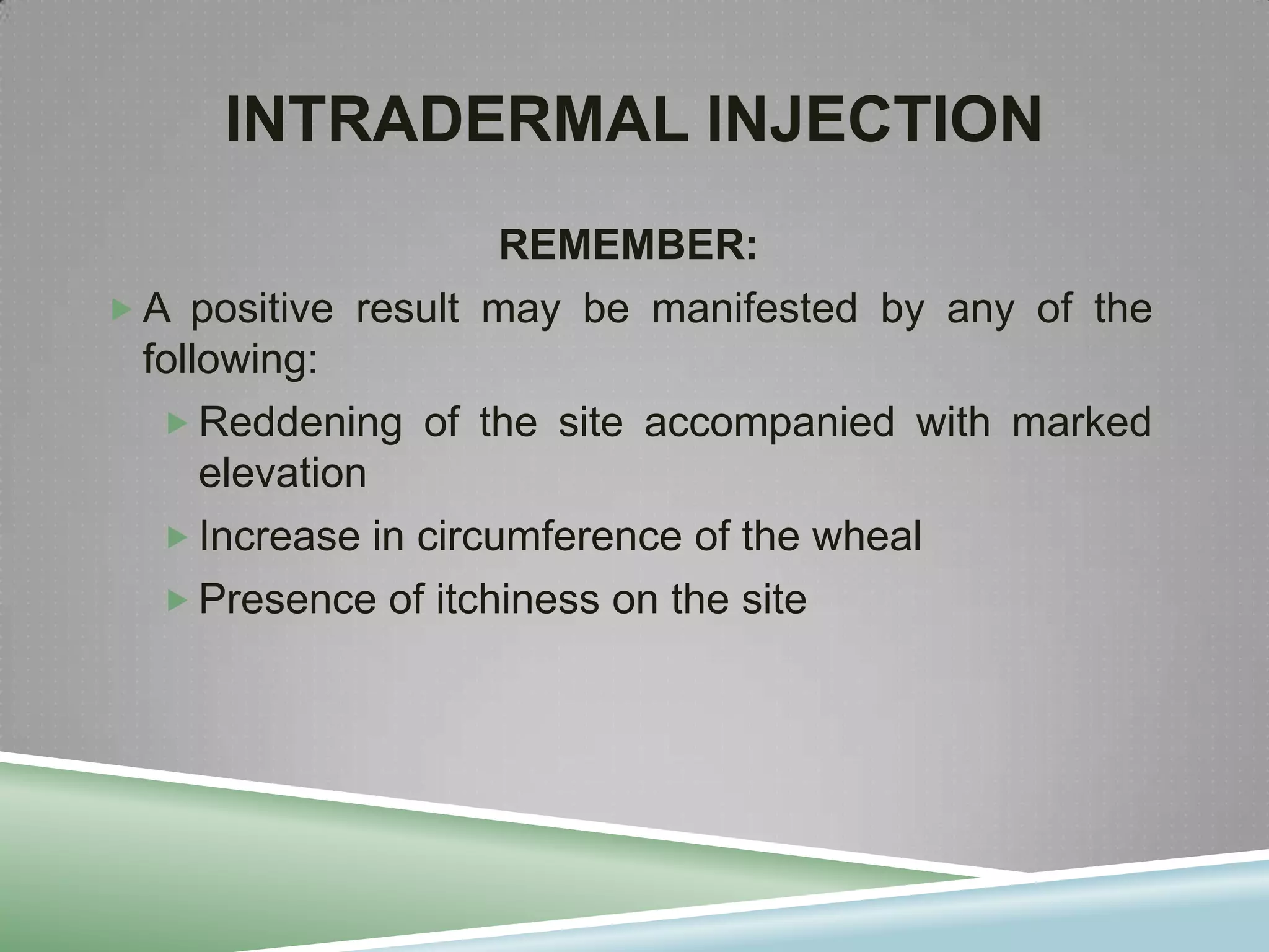 Injection Technique | PPTX