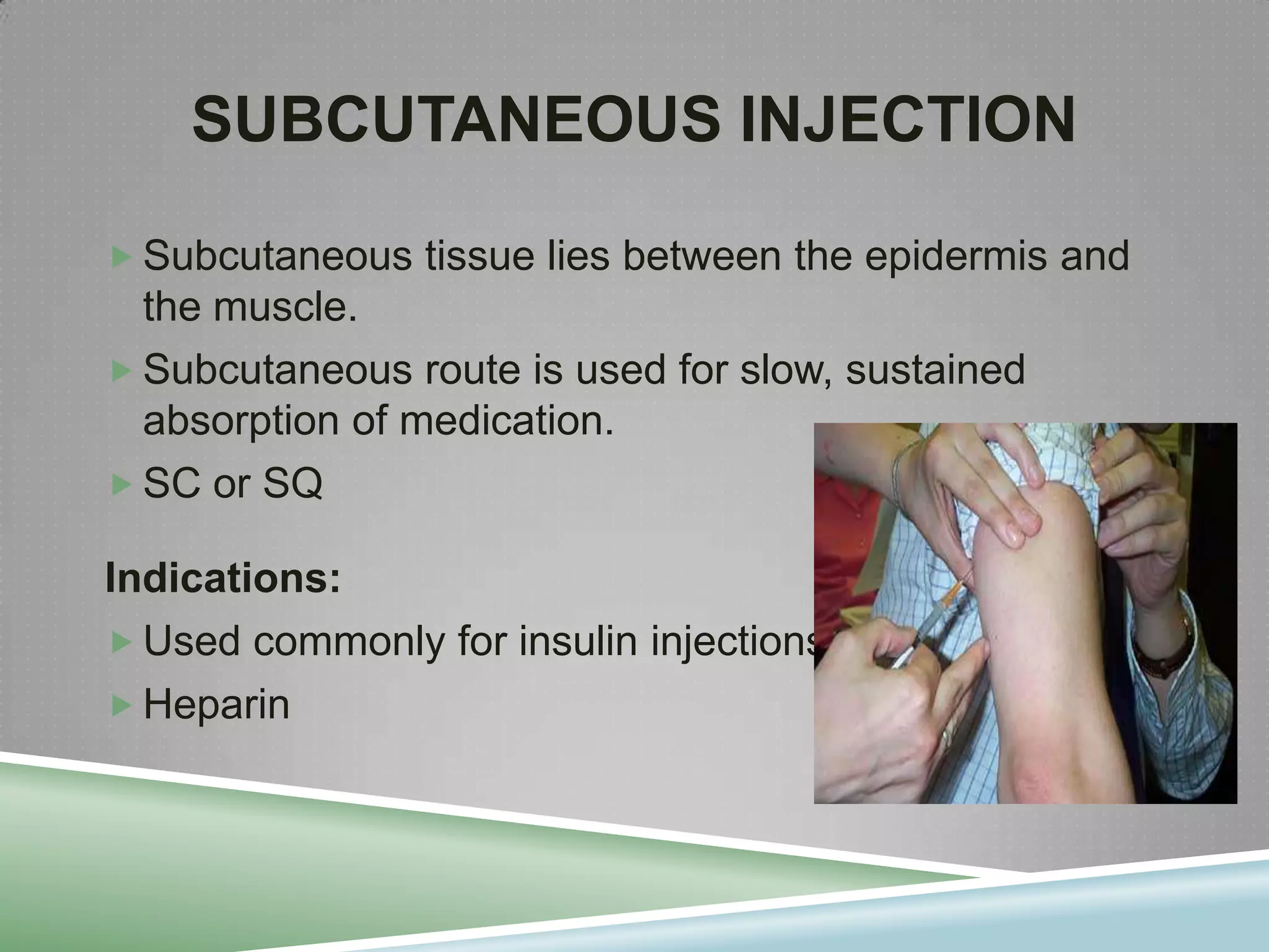 Injection Technique | PPTX