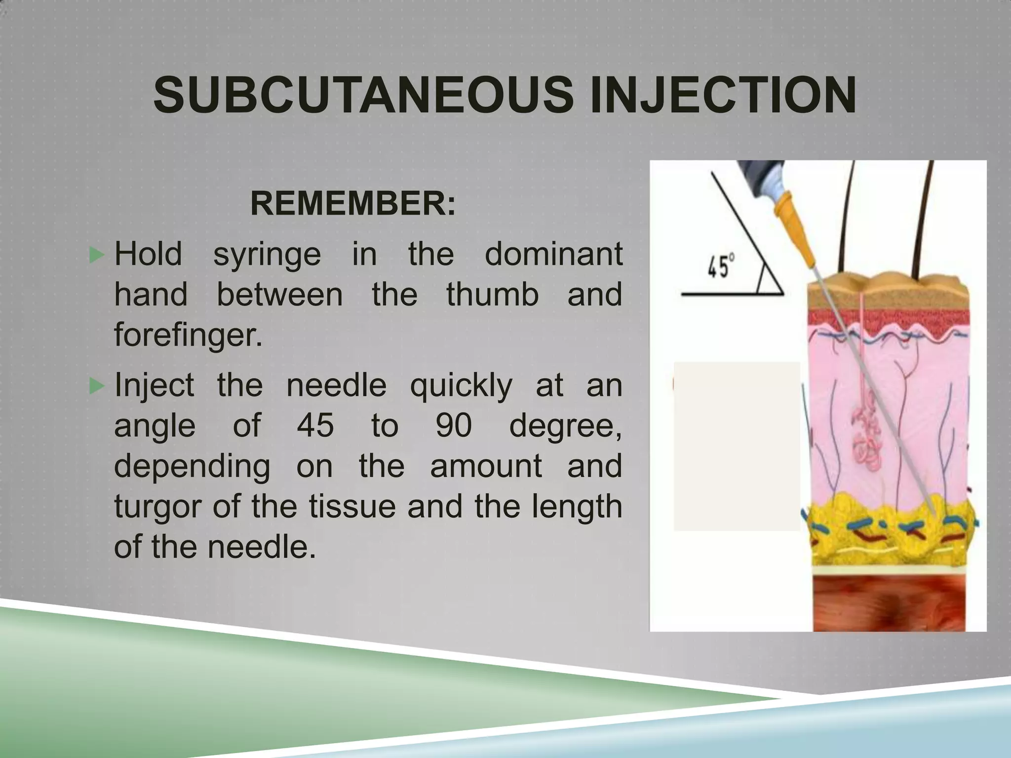 Injection Technique | PPTX