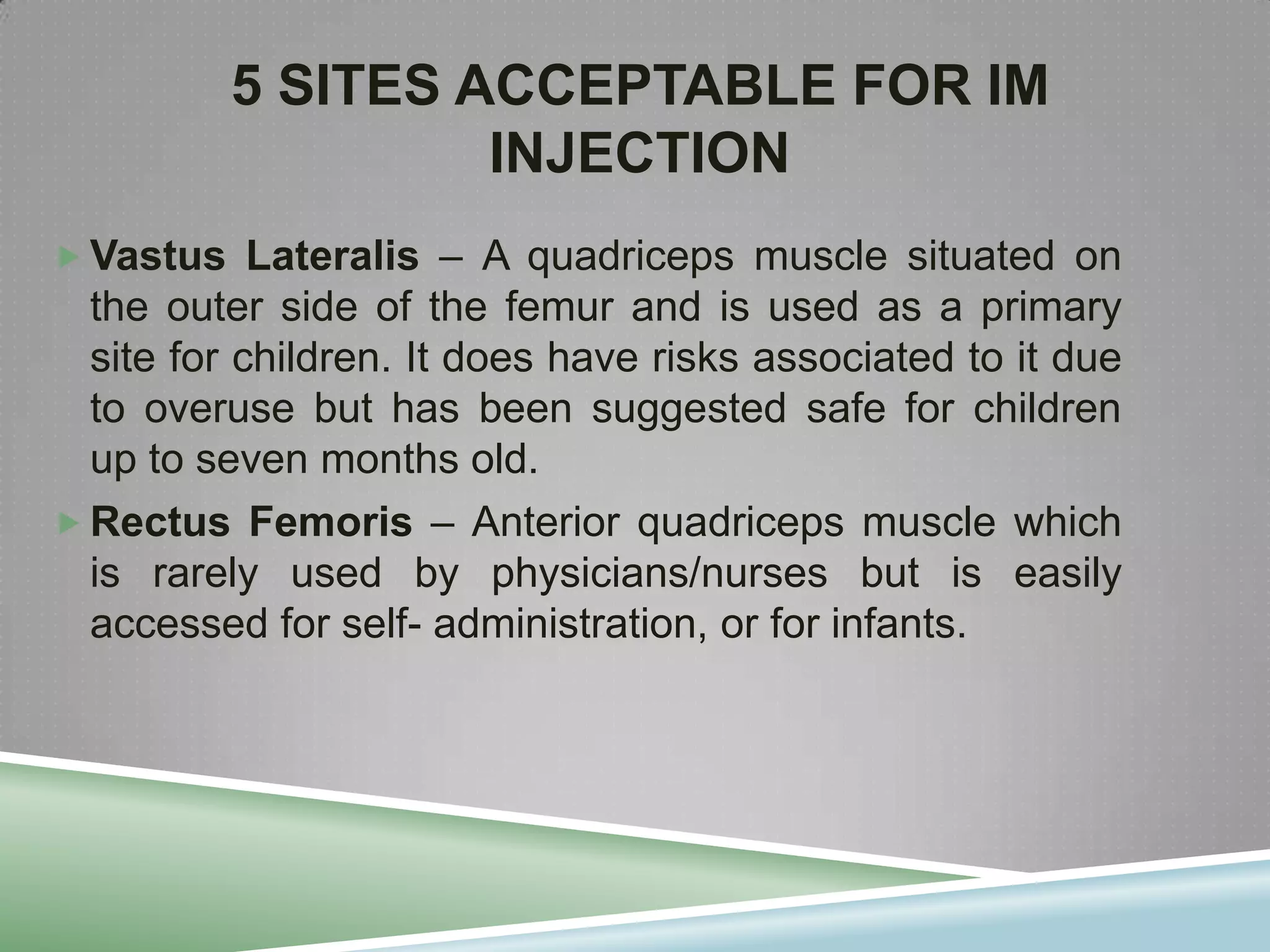 Injection Technique | PPTX