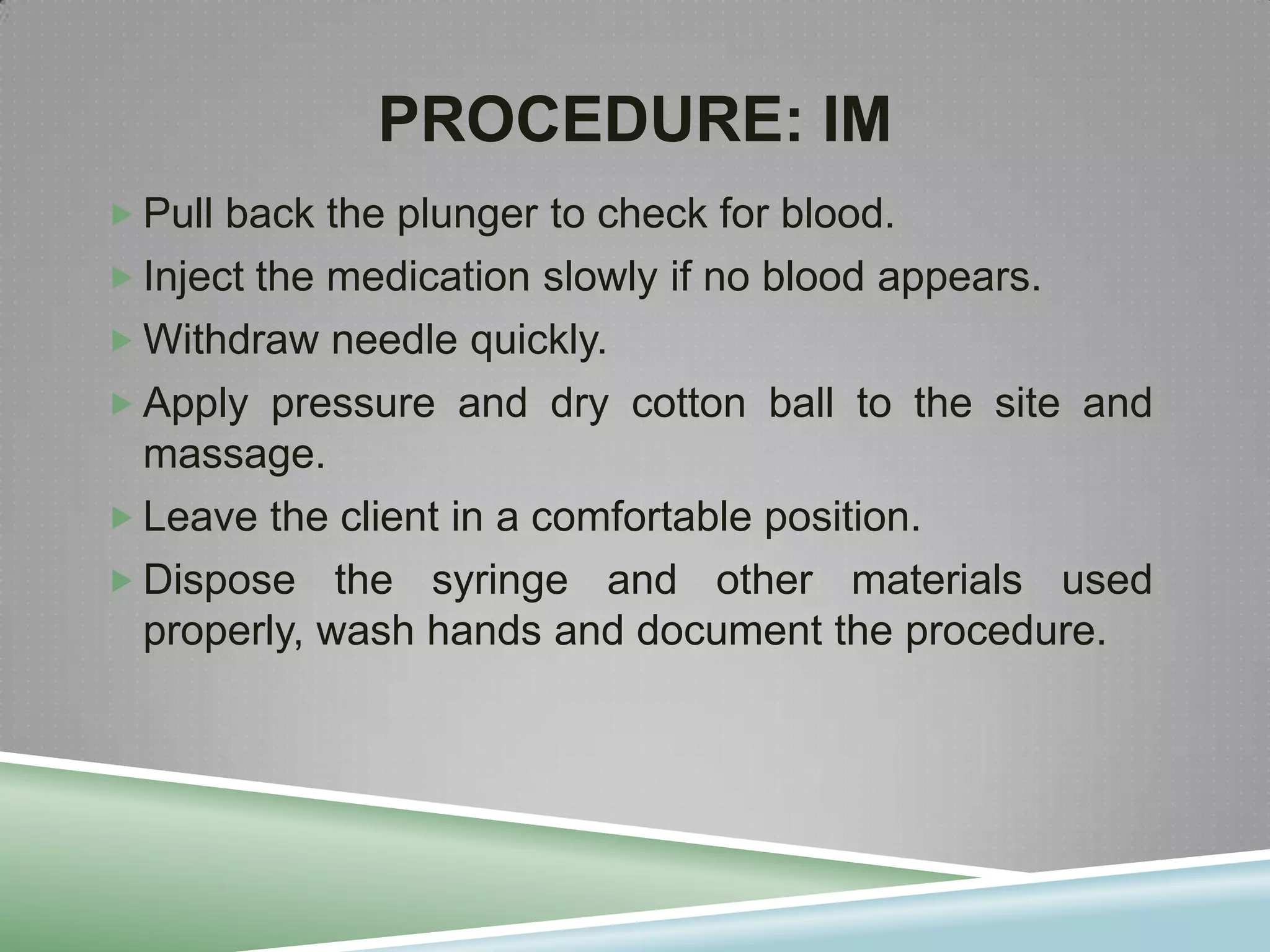 Injection Technique | PPTX