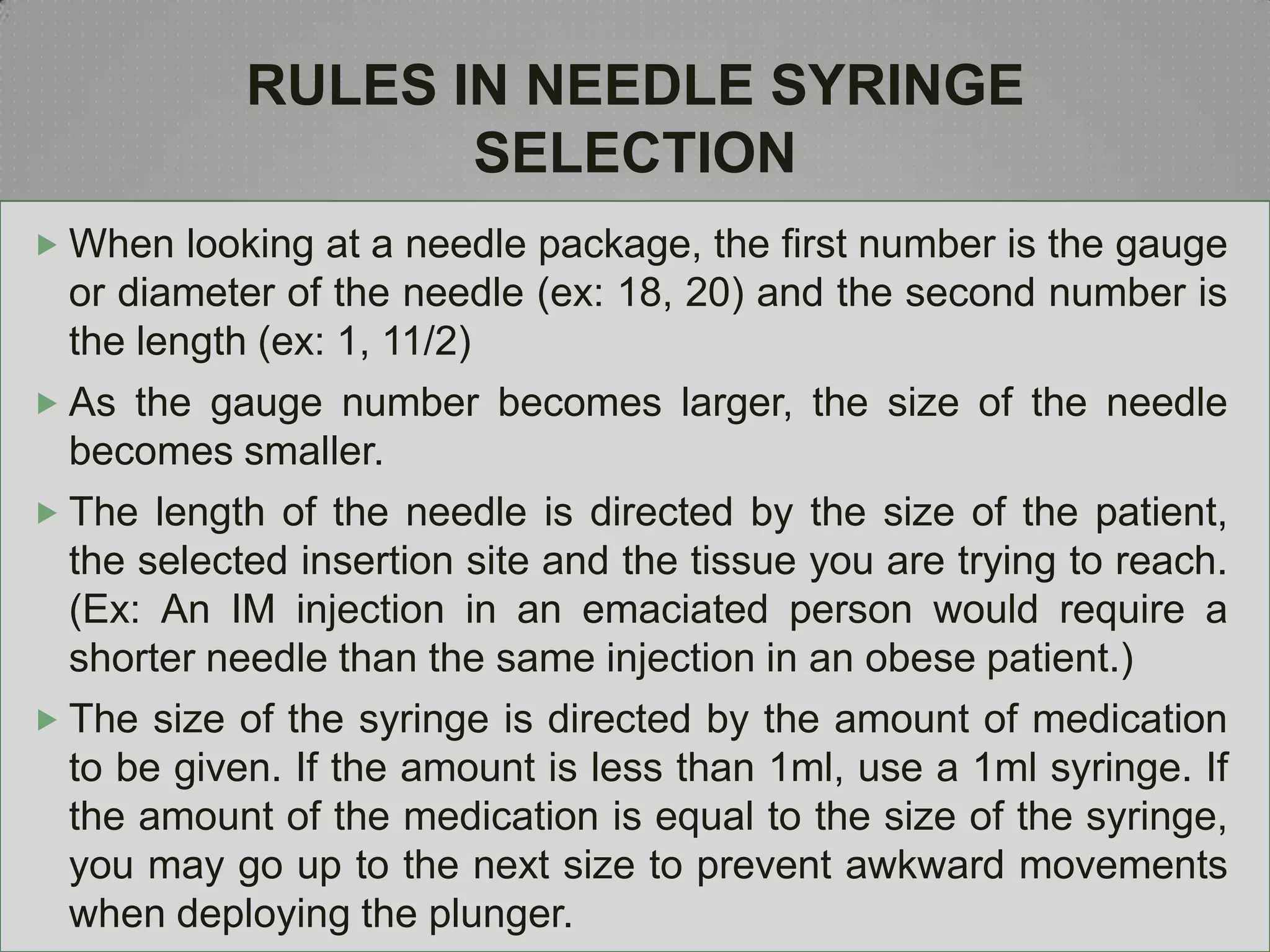 Injection Technique | PPTX