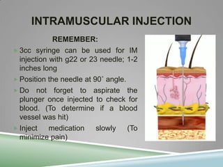 Injection Technique | PPTX