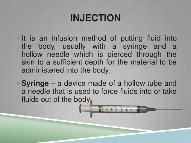 Injection Technique