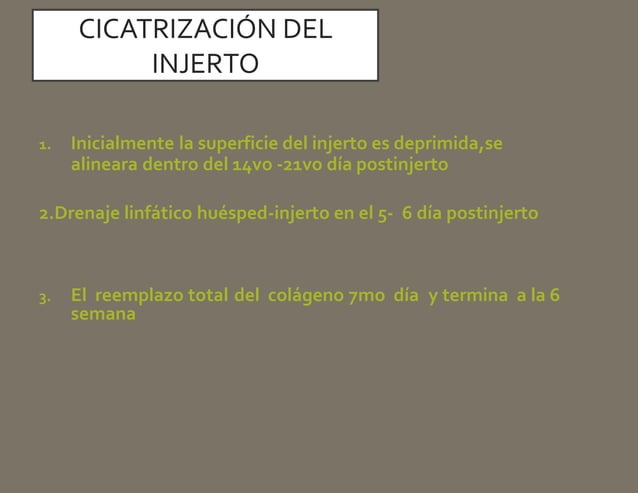 Injertos de piel | PPTX