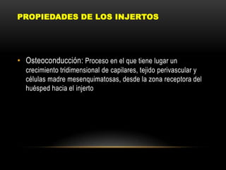 Injertos Óseos en Criugía Ortopédica | PPTX