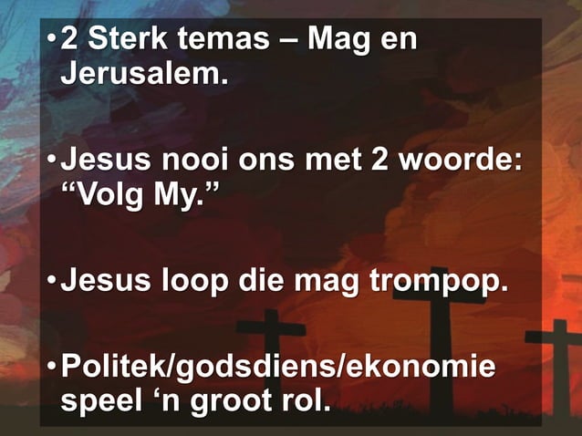 Tema: In Jesus se voetspore | PPTX